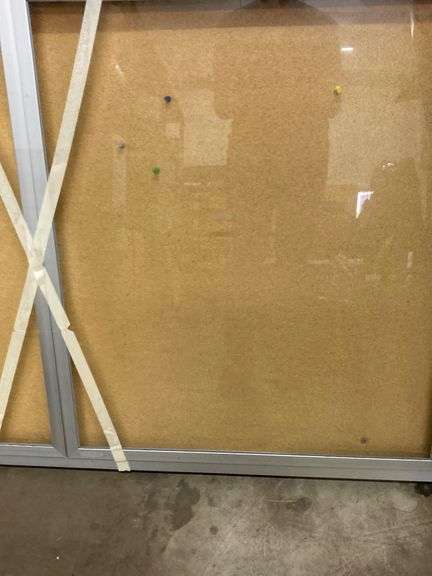Large Tack Board with Glass Front Doors - Baer Auctioneers - Realty, LLC