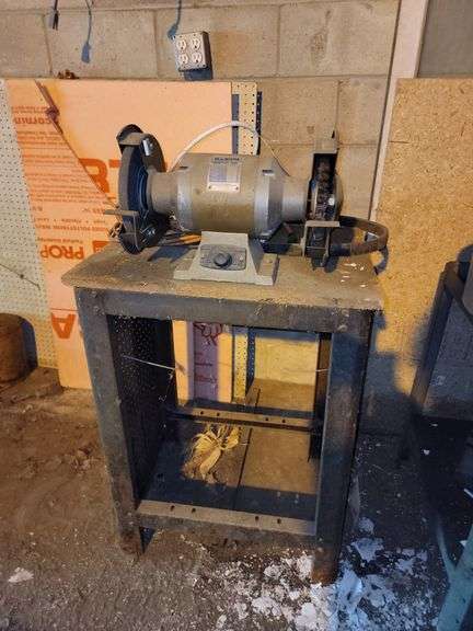 Tool Master Bench Grinder On Stand - Baer Auctioneers - Realty, LLC
