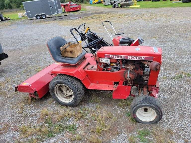 Wheel Horse Riding Lawn Mower C-160 Automatic with Rototiller ...