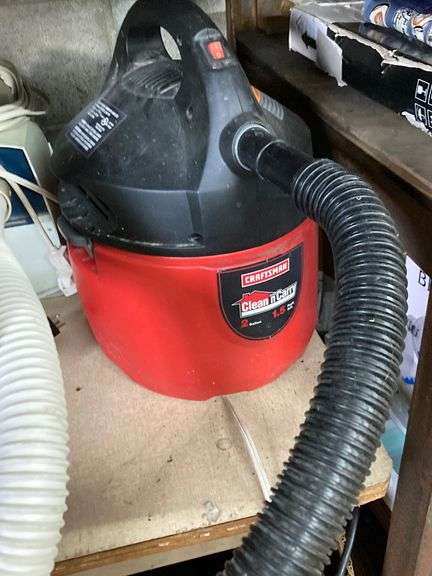 4 Boxes Of John Deere Parts, Shop Vac , Vintage Tool Box - Baer ...