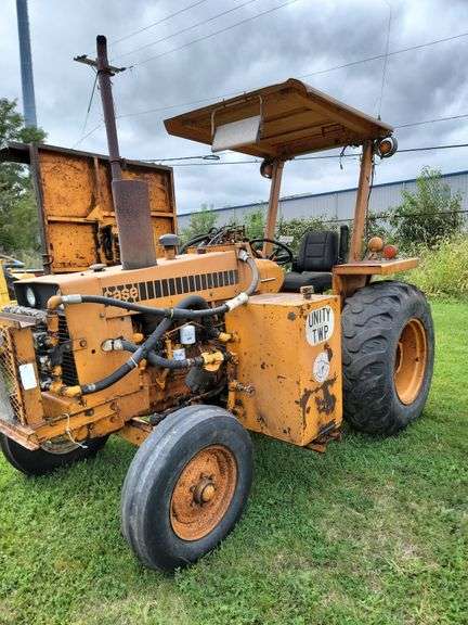 1973 Case 480 Industrial Tractor W/ 5' Mid. Mount Ditch Mower - Baer ...