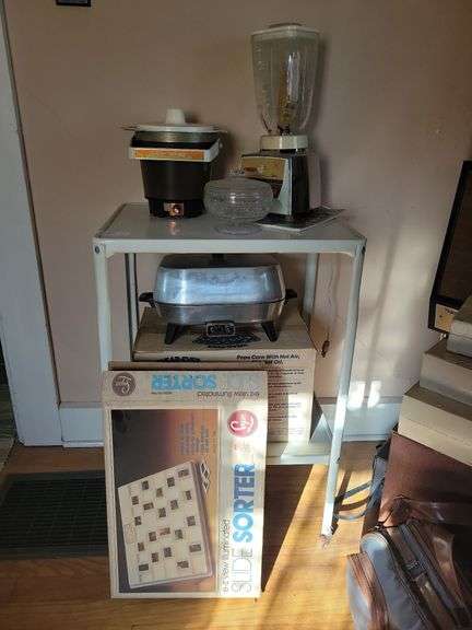 Sunbeam Fast Fryer, Osterizer Blender, Hot Air Popcorn Popper, Slide ...