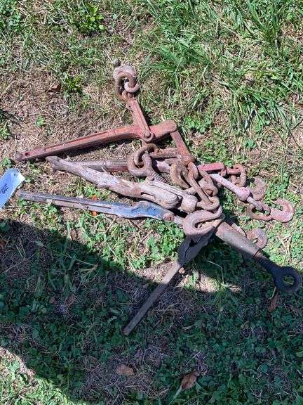 Lot Of Assorted Snap & Chain Binders - Baer Auctioneers - Realty, LLC