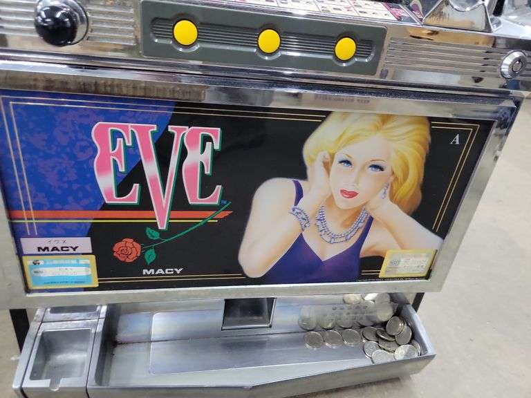 Macy Eve EX Slot Machine W/ Key (Runs and Works) - Baer Auctioneers ...
