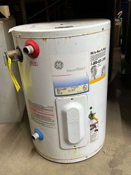 GE 10 Gal Electric Hot Water Tank - Baer Auctioneers - Realty, LLC