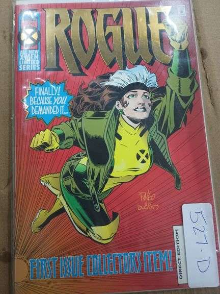 2- Marvel Comics Rogue #1 & #2 Comic Books - Baer Auctioneers - Realty, LLC