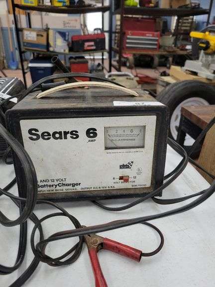 Sears 6 Amp Battery Charger - Baer Auctioneers - Realty, LLC