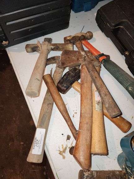 Assorted Hammers and Axe - Baer Auctioneers - Realty, LLC