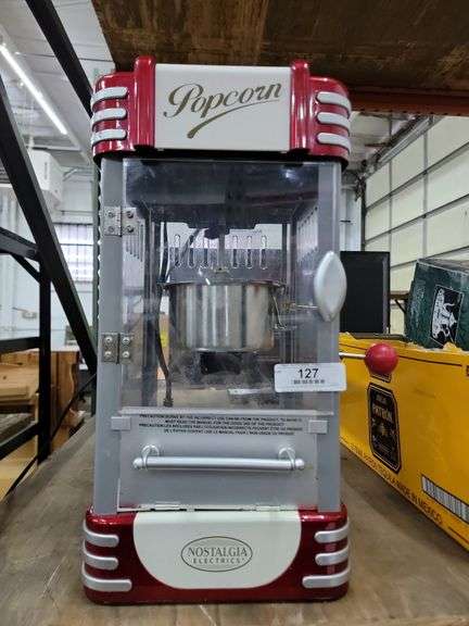 Nostalgia Popcorn Maker Baer Auctioneers Realty Llc