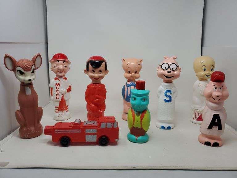 9- Colgate Palmolive Co. Soaky Bottles - Baer Auctioneers - Realty, LLC