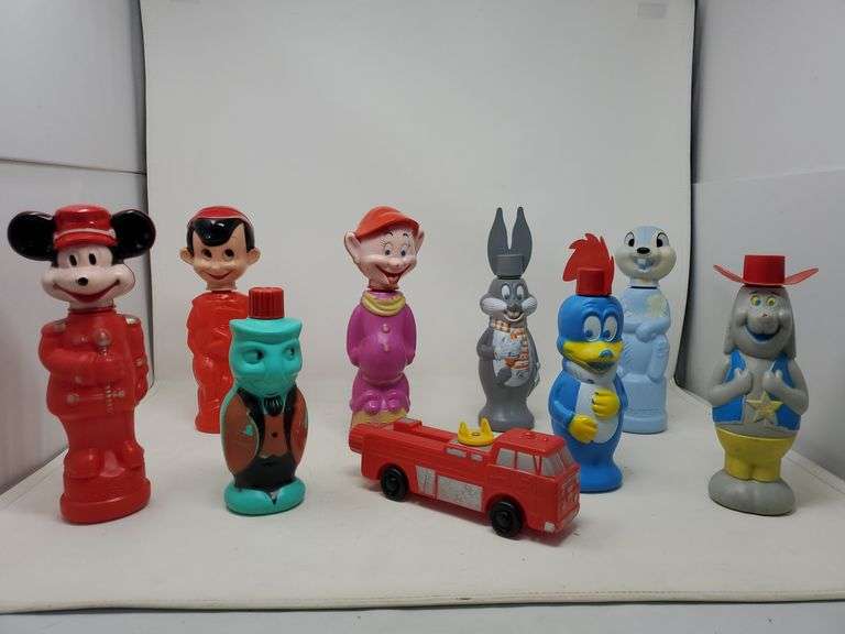 9- Colgate Palmolive Co. Soaky Bottles - Baer Auctioneers - Realty, LLC