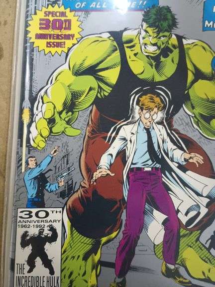 The Incredible Hulk 30th Anniversary Issue Comic Book - Baer ...