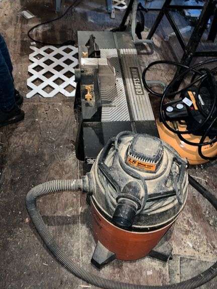 Router Table, Shop Vac - Baer Auctioneers - Realty, LLC