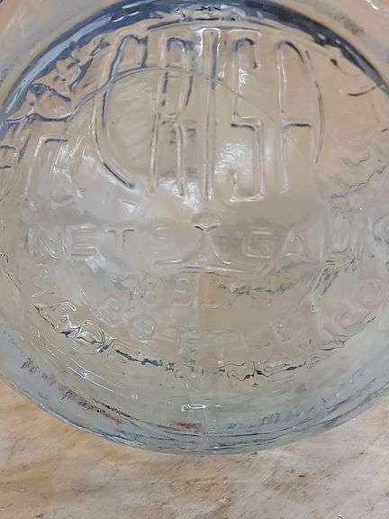 Crisa 5 Gallon Glass Water/Wine Jug From Mexico - Baer Auctioneers ...
