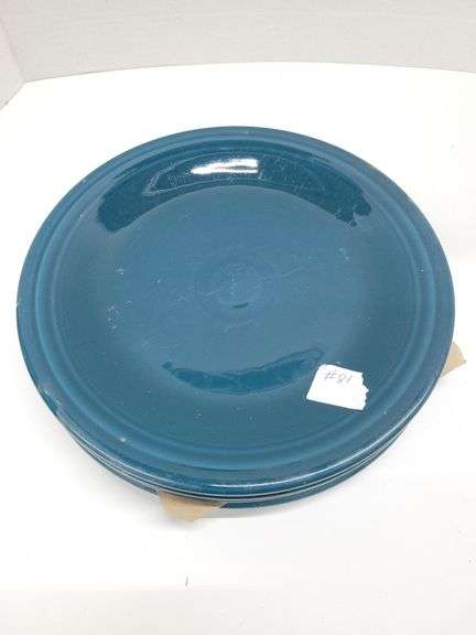 4 Fiesta Juniper Dinner Plates - Baer Auctioneers - Realty, LLC