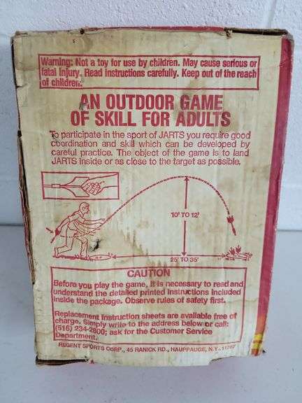 Regent Slider Jarts In Original Box - Baer Auctioneers - Realty, LLC