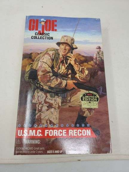 GI Joe Classic Collection U.S.M.C Force Recon - Baer Auctioneers ...