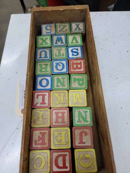 Vintage Wooden Blocks - Baer Auctioneers - Realty, LLC