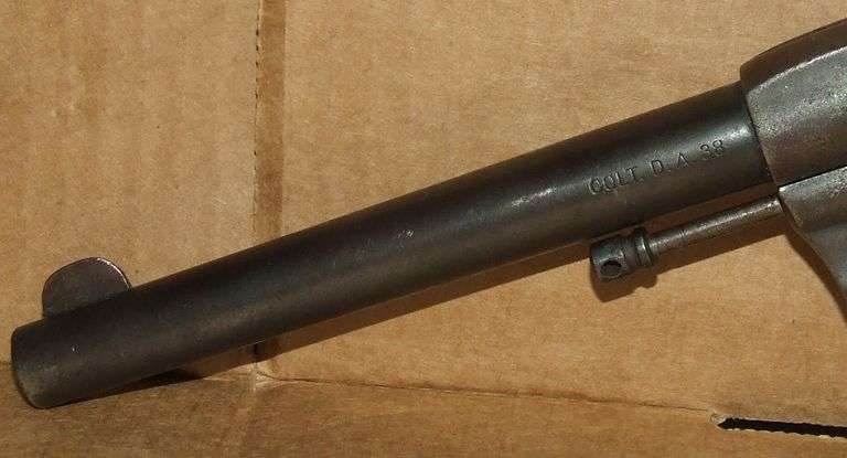 Colt US Model 1896 DA 38 38 Colt Revolver - Baer Auctioneers - Realty, LLC
