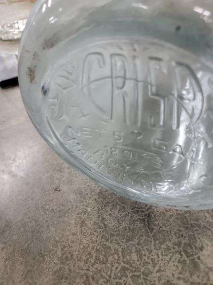 Crisa From Mexico 5 Gallon Glass Water/ Wine Jug - Baer Auctioneers ...