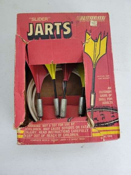 Regent Slider Jarts In Original Box - Baer Auctioneers - Realty, LLC