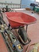 Union Tools, Wheelbarrow, Shelf with Contents - Baer Auctioneers ...