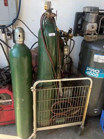 Oxygen And Acetylene Torch Set Baer Auctioneers Realty Llc