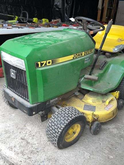 John Deere 170 Riding Mower - Baer Auctioneers - Realty, LLC
