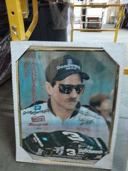 2 Dale Earnhardt Framed Pictures - Baer Auctioneers - Realty, LLC