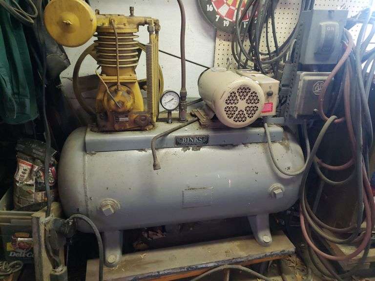 Binks Air Compressor - Baer Auctioneers - Realty, LLC