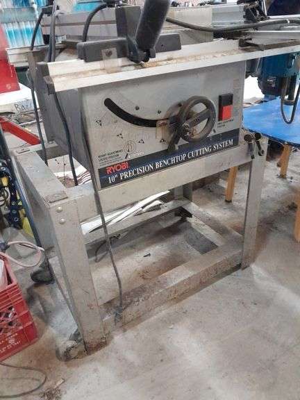 Ryobi 10” Precision Benchtop Cutting System - Baer Auctioneers - Realty ...