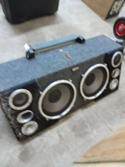 Sony Xploid 10,000 Watt Power Amplifier Mounted To Speaker - Baer ...