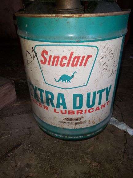 Sinclair Gas Can, Oil Can - Baer Auctioneers - Realty, LLC