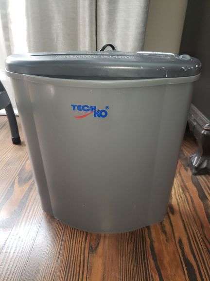 Techko Identity Guard Paper Shredder - Baer Auctioneers - Realty, LLC