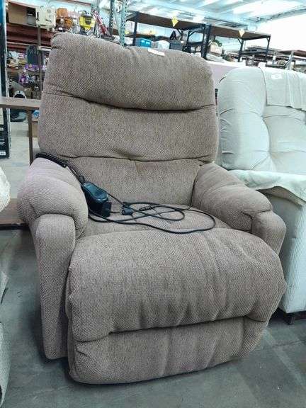 Upholstered Recling Rocking Lift Chair - Baer Auctioneers - Realty, LLC