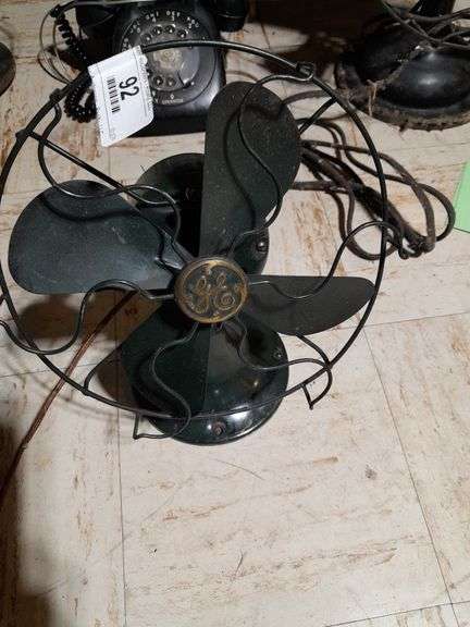 Green On Green General Electric Fan - Baer Auctioneers - Realty, LLC