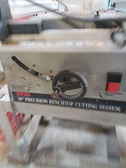 Ryobi 10” Precision Benchtop Cutting System - Baer Auctioneers - Realty ...