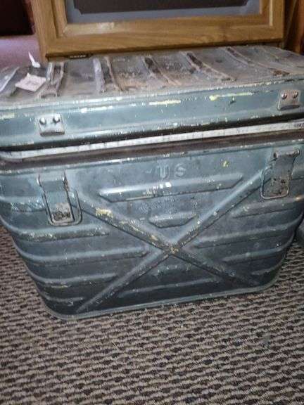 Vintage US Army Cooler - Baer Auctioneers - Realty, LLC