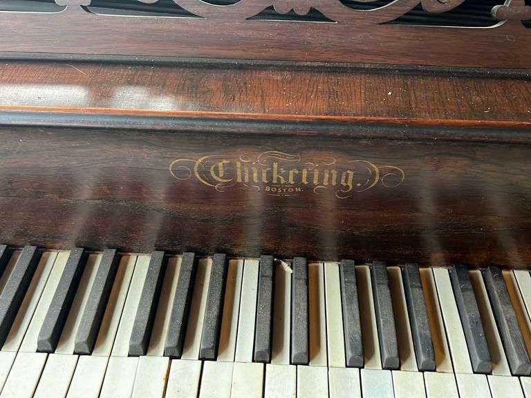 Antique Chickering Piano (See Description) - Baer Auctioneers - Realty, LLC