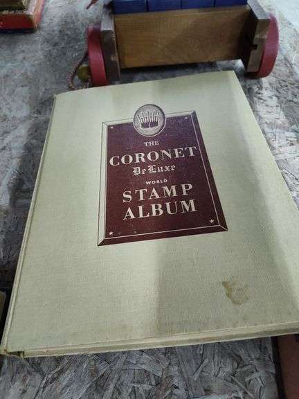 Scott's Imperial Stamp Album And The Coronet Deluxe World Stamp Album ...