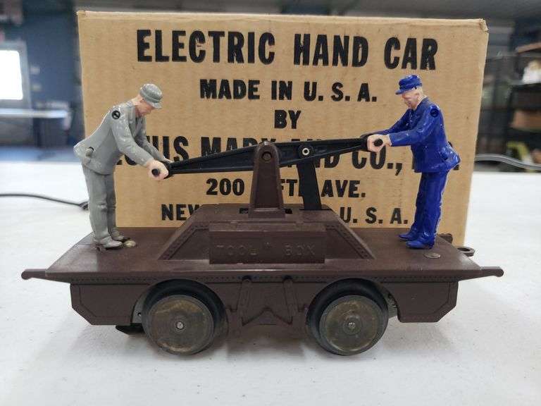 2 Marx Electric Powered Hand Cars - Baer Auctioneers - Realty, LLC