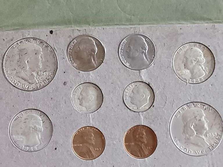 Rare 1948 Mint Set - Baer Auctioneers - Realty, LLC