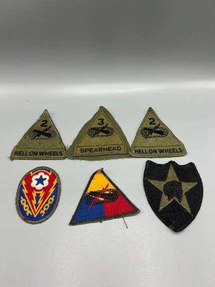 Armored Division Insignia Lot - Baer Auctioneers - Realty, LLC