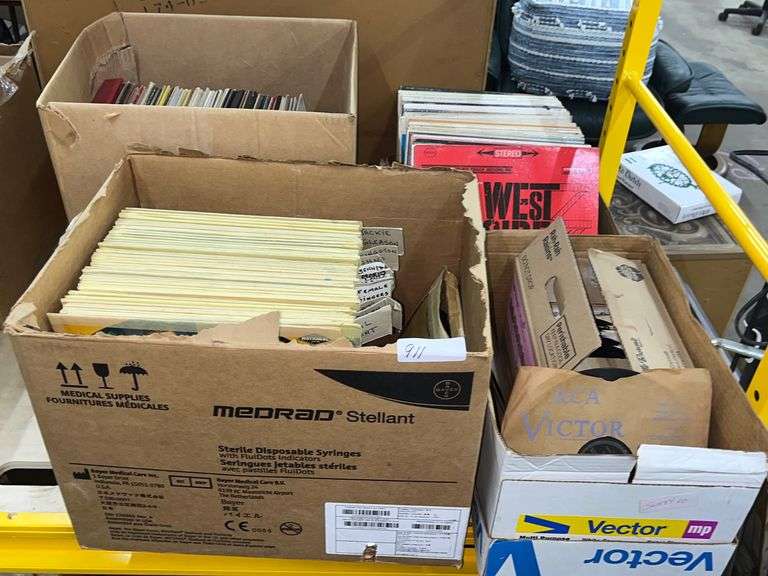 4 Boxes Of Assorted Records - Baer Auctioneers - Realty, LLC