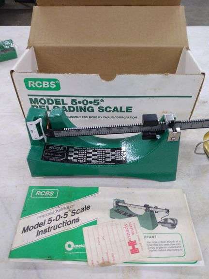 RCBS Model 505 Reloading Scale - Baer Auctioneers - Realty, LLC