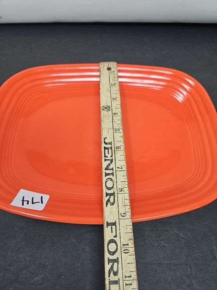 2 Fiesta Rectangular Platters - Baer Auctioneers - Realty, LLC