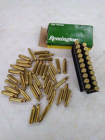 60 Pcs 260 Rem Once Fired Brass - Baer Auctioneers - Realty, LLC