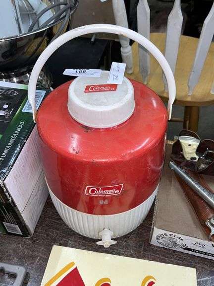 Coleman Drink Dispenser - Baer Auctioneers - Realty, LLC