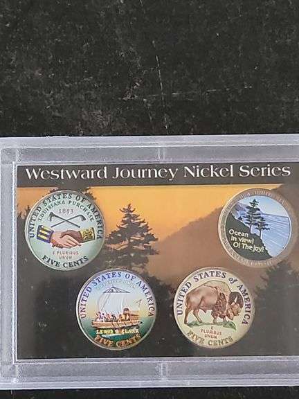 Colorized Westward Journey Nickel Series - Baer Auctioneers - Realty, LLC