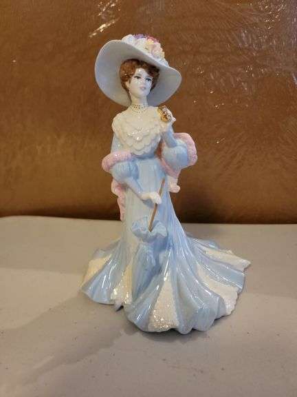 Coalport Figurine High Society Collection Lady Sara Bone China Figurine ...